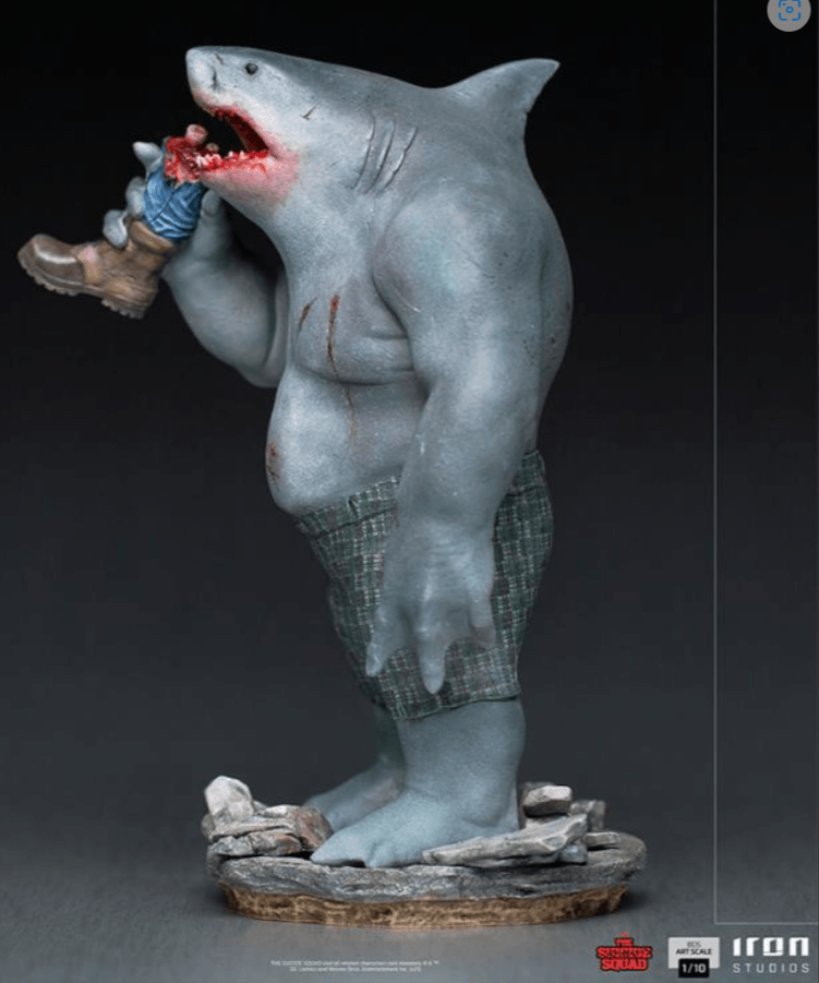 The Suicide Squad King Shark BDS Art 1:10 Scale Statue/ Iron Studios ...